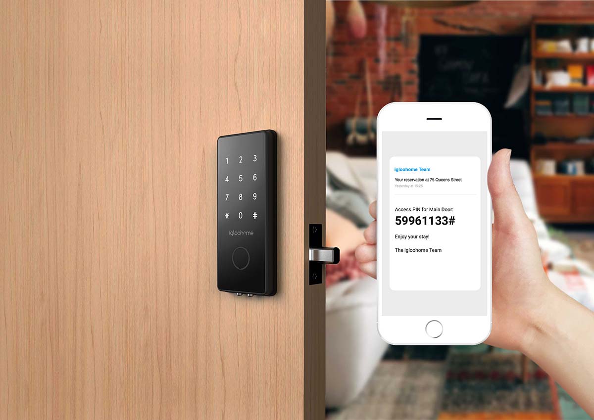 Switch to a keyless entry system – ZeeTech (Igloohome smart locks)